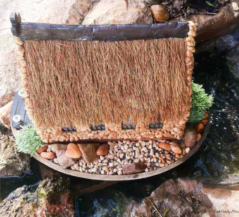 Aunty G's Fairy Church with a Thatch Roof - DIY - A Crafty Mix
