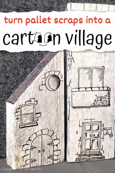 A Little Cartoon Village for the Kids - A Crafty Mix