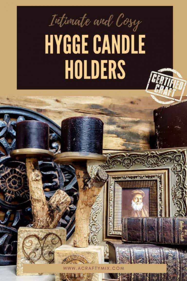 Simple Natural Hygge Candle Holders That You'll Love - A Crafty Mix