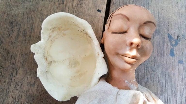 How To Make Your Own Enchanting Wood Nymph Garden Ornament - A Crafty Mix