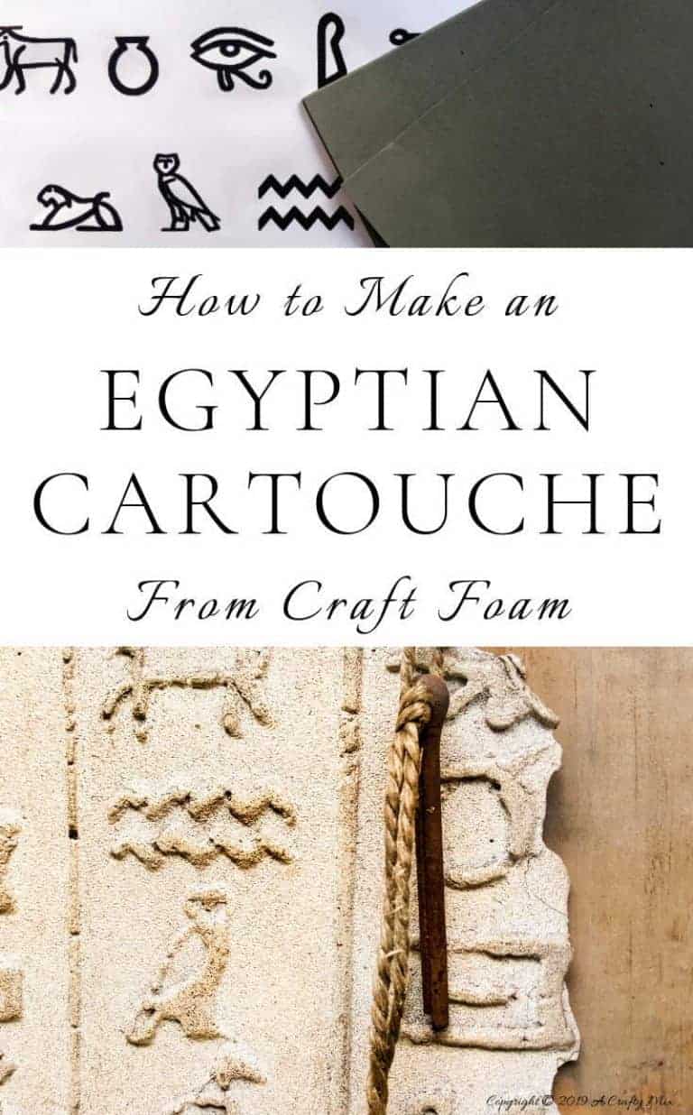 Write Like an Egyptian and Make Your Own Cartouche - A Crafty Mix