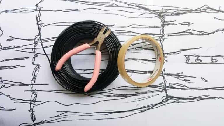 Wire Dress Wall Art Tutorial - A Crafty Mix