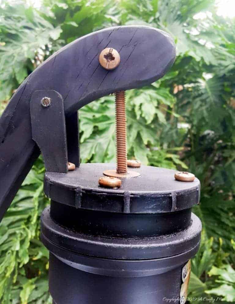 How to Make Your Own Faux Hand Water Pump - A Crafty Mix