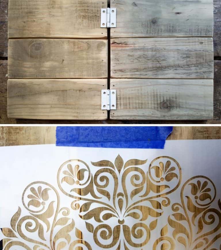 Easy DIY Scrap Wood Hinged Picture Frame - A Crafty Mix