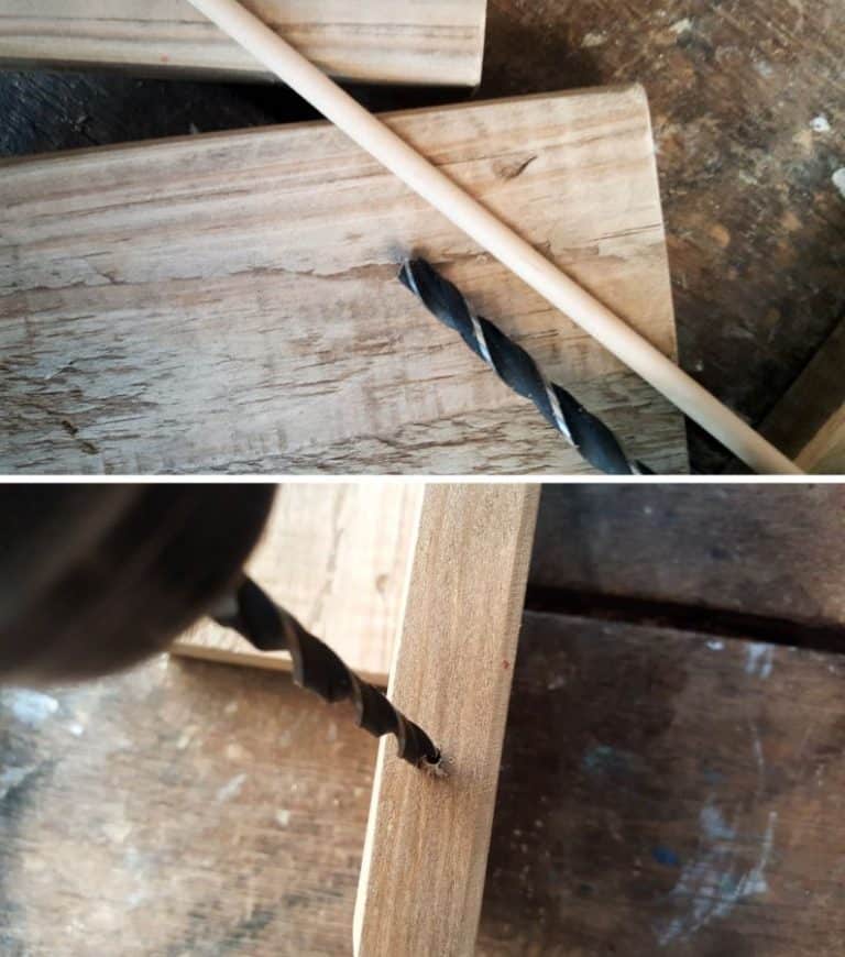 Easy DIY Scrap Wood Hinged Picture Frame - A Crafty Mix