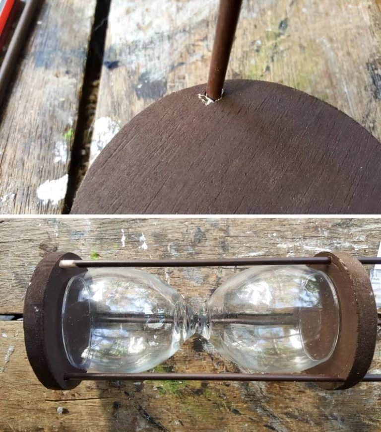A DIY Inspired by the Sands of Time Hourglass - A Crafty Mix