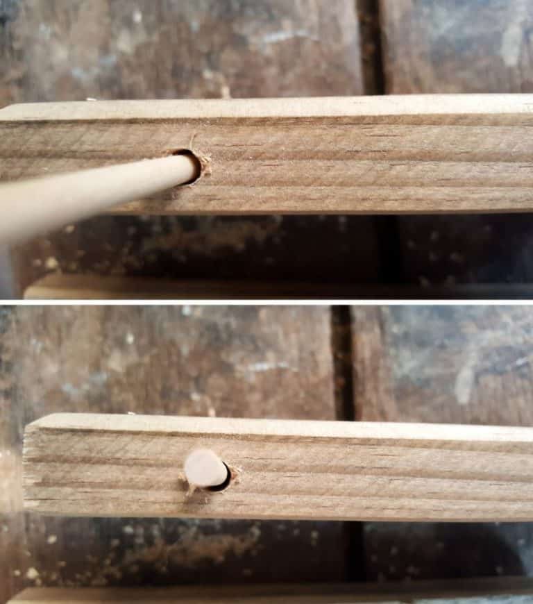 Easy DIY Scrap Wood Hinged Picture Frame - A Crafty Mix