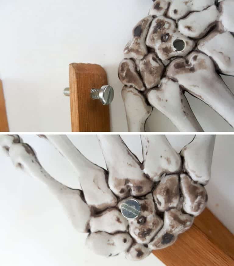 Repurposed Skeleton Hand Ice Tongs - A Humerus Halloween Craft - A ...