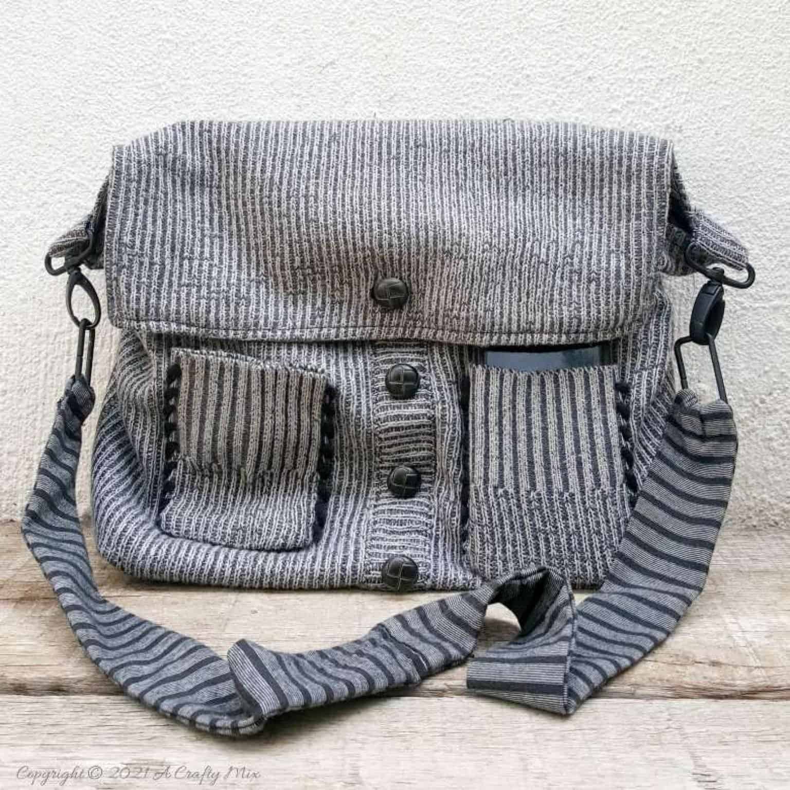 How to Turn a Sweater Into a Handbag - Easy Sew - A Crafty Mix