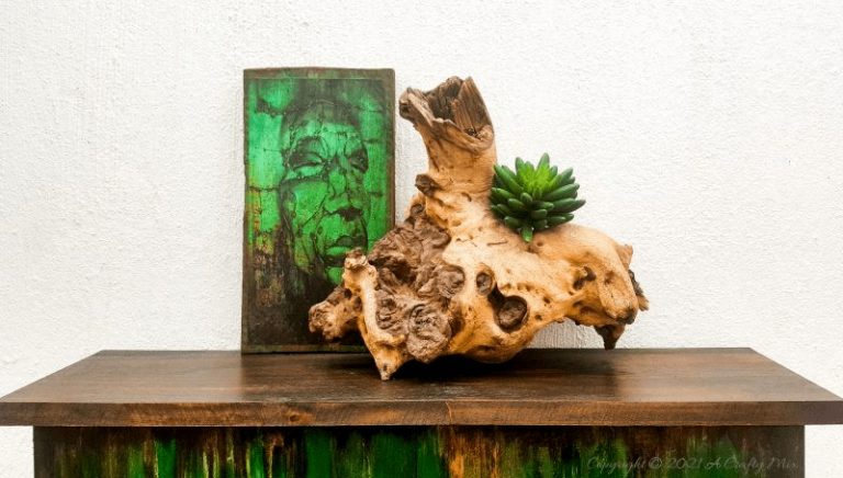 How to Give Melamine a Faux Distressed Metal Makeover - A Crafty Mix