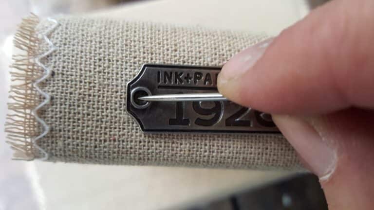 DIY Stylish Linen Book Covers With Metal Tags - A Crafty Mix