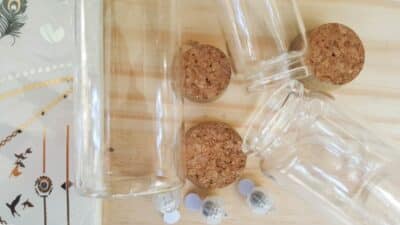 20-Minute Glass Bottle Lights With Gold Accents - A Crafty Mix