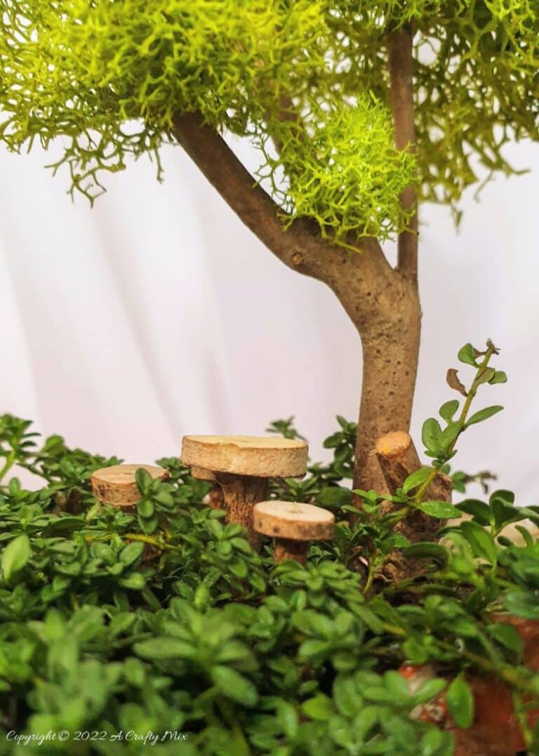 Making a Miniature Seashell Garden - A Crafty Mix