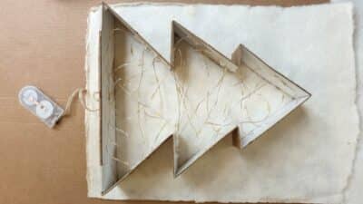 Quick & Easy Handmade Paper Christmas Trees - A Crafty Mix