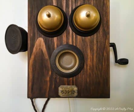 DIY Vintage Phone Charging Station - A Crafty Mix