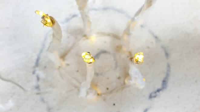 Enchanting Clay Mushrooms That Light-Up - A Crafty Mix