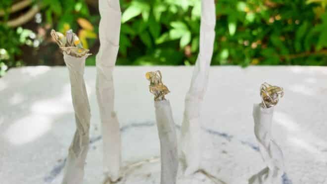 Enchanting Clay Mushrooms That Light-Up - A Crafty Mix