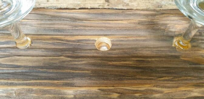 Upcycled Dreamy Wine Glass Stem Candle Holder - A Crafty Mix