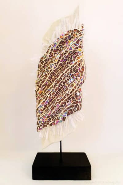 Mosaic Substrate With Folds Tutorial - A Crafty Mix