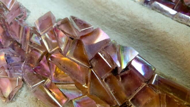 Mosaic Substrate With Folds Tutorial - A Crafty Mix