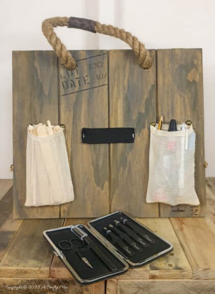 Conquer Clutter with an Easy DIY Toolbox Caddy - A Crafty Mix