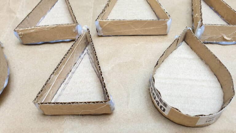 How to Cast Plaster of Paris in Easy Cardboard Molds - A Crafty Mix