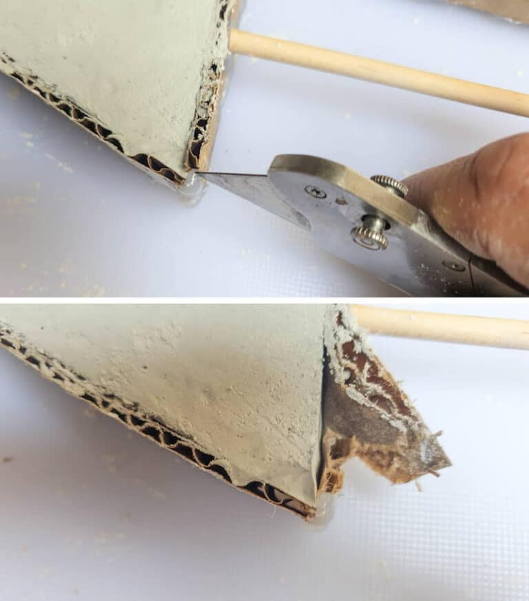 How to Cast Plaster of Paris in Easy Cardboard Molds - A Crafty Mix