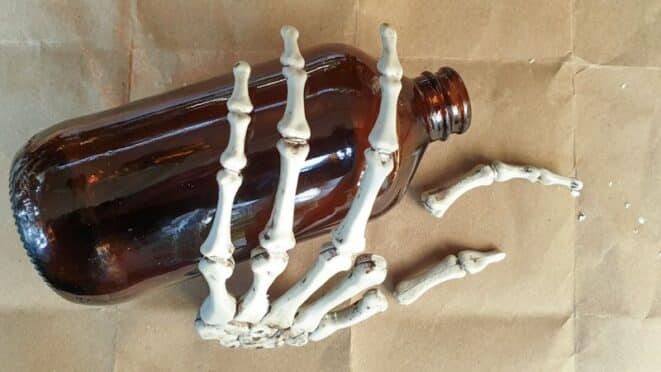 The DIY Tale of a Skull and Floating Bottle - A Crafty Mix
