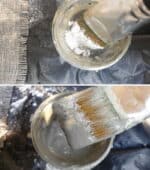 DIY Plaster of Paris 3D Textured Fabric Art - A Crafty Mix