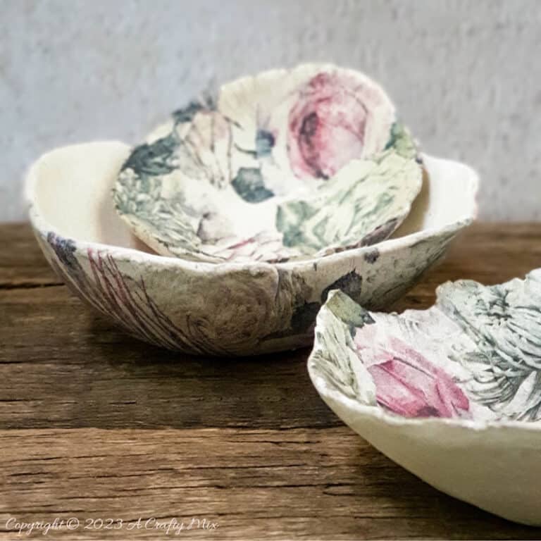 Clay-Baked Napkin Bowls: Easy Crafting - A Crafty Mix