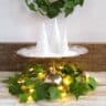 DIY Light-filled Christmas Trees Using Plastic Waste - A Crafty Mix