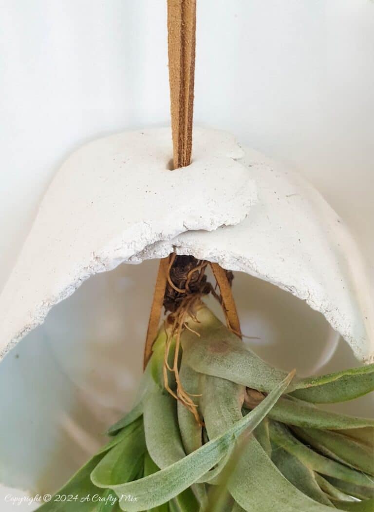 Simple Hanging Clay Tubes - Air Plant Décor - A Crafty Mix