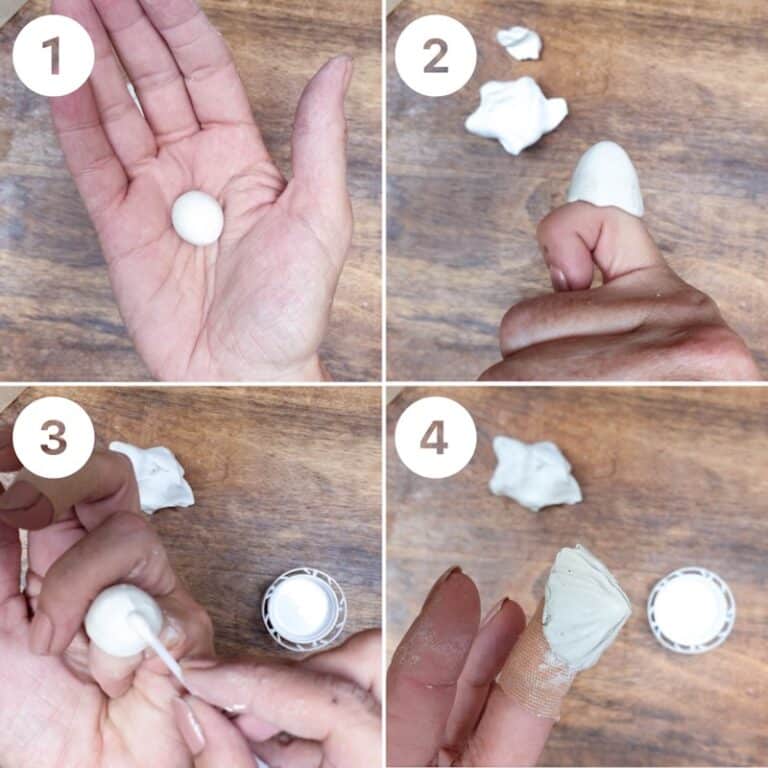 Painting Clay with Shimmering Eyeshadow: A How To Guide - A Crafty Mix