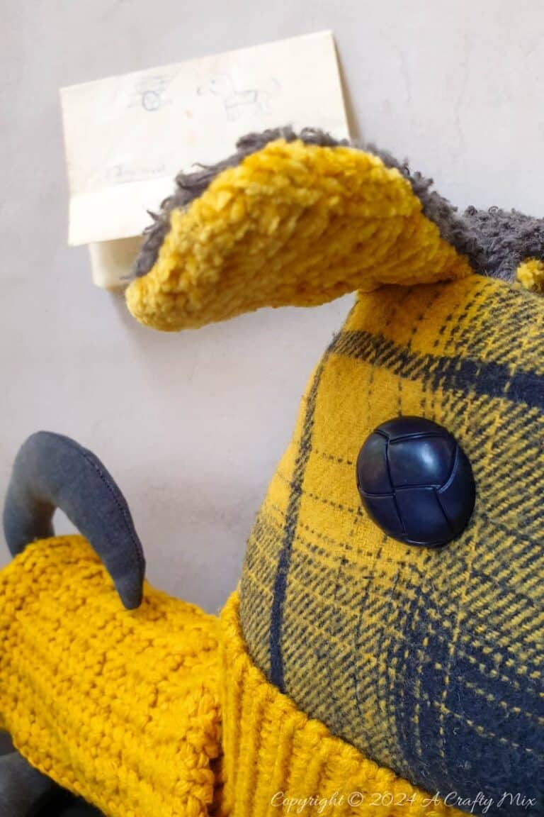 Turn a Child’s Drawing into a Plushie - A Crafty Mix