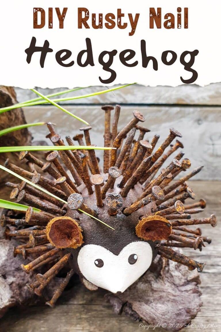 How to Make Prickles, a Rusty Nail Hedgehog - A Crafty Mix