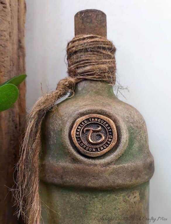 How to Give Any Bottle an Antique Clay Finish with Food Coloring - A ...