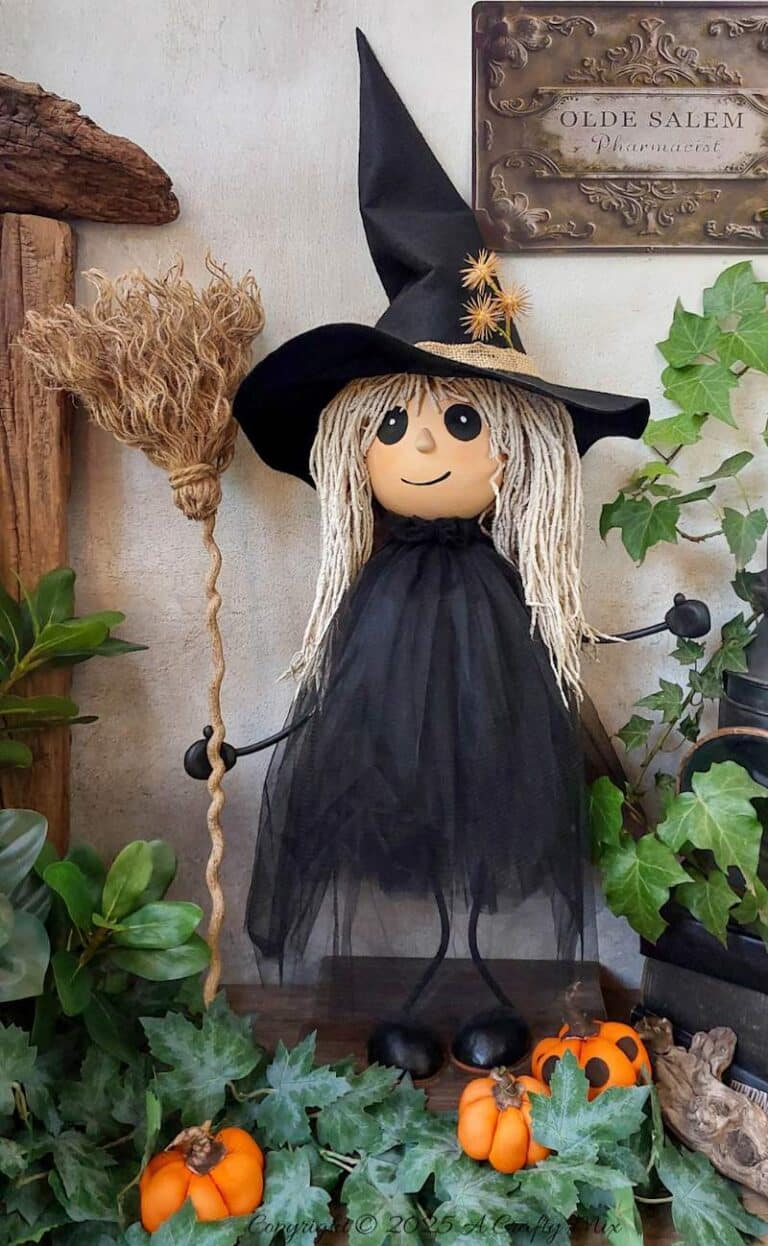 Upcycle a Plastic Bottle into a Cute Gothic Witch for Halloween - A ...
